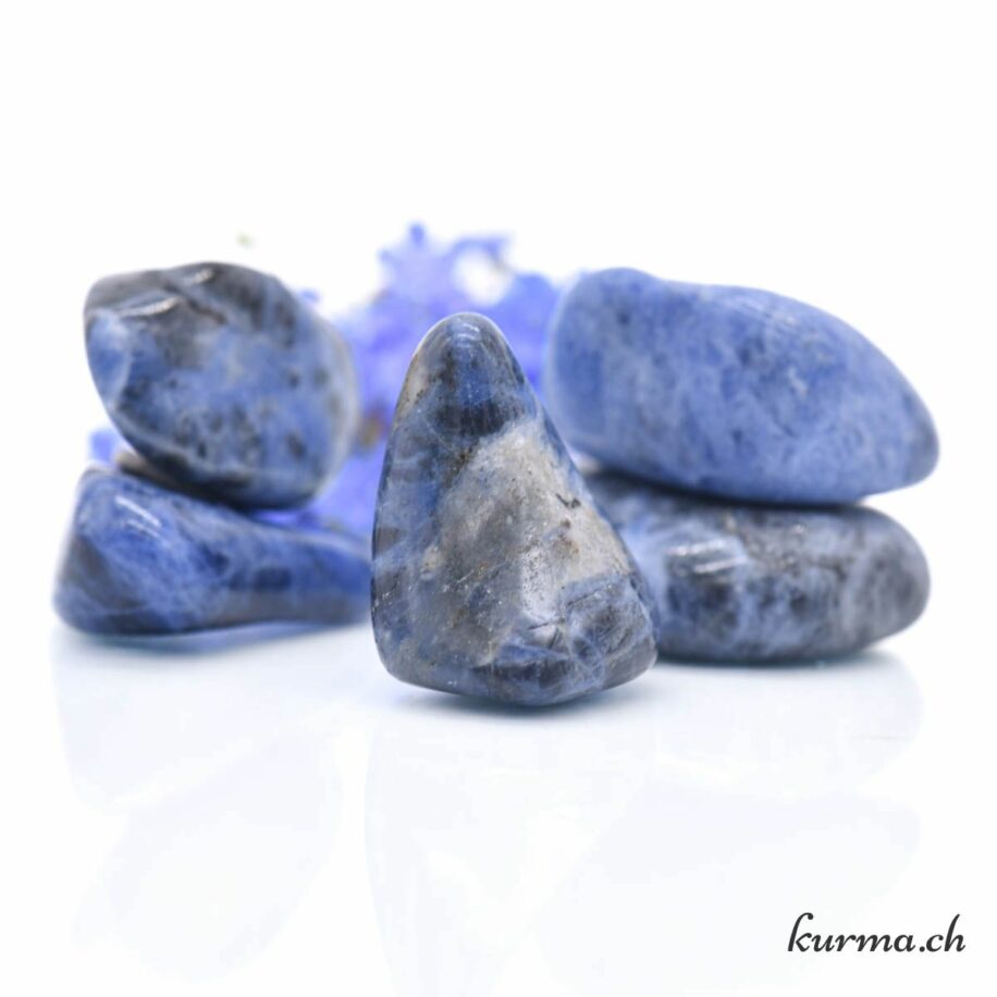 Sodalite claire - Pierre roulée - Taille S • Kurma.ch