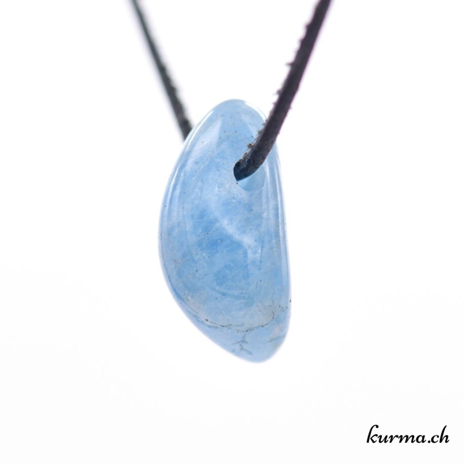 Aigue-marine bijou en pierre percée - N°5953.6 • Kurma.ch
