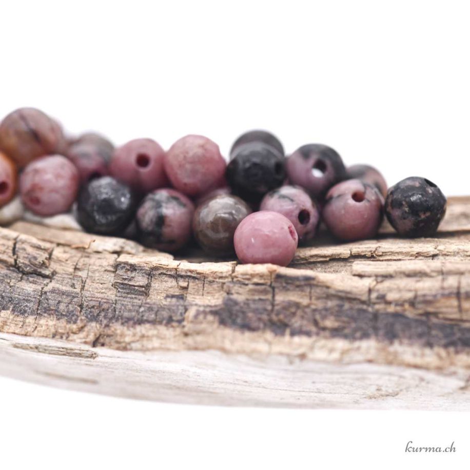 Pendule Rhodonite - Hexagone - N°14407 • Kurma.ch