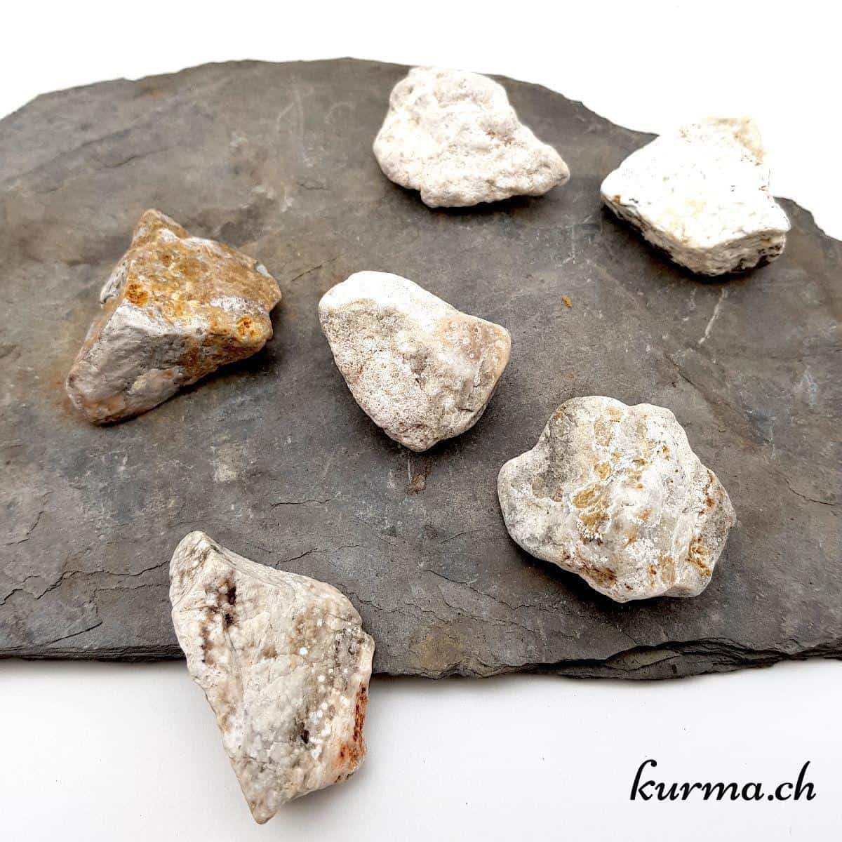 Calcédoine océan brute • Boutique de minéraux