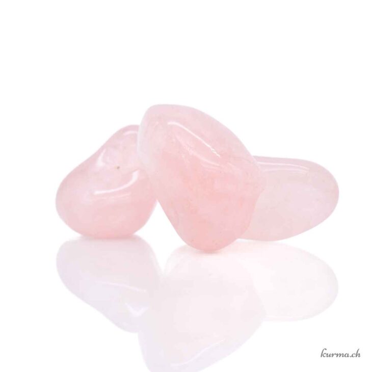 Quartz rose (b) - Pierre roulée - Taille XXL • Kurma.ch