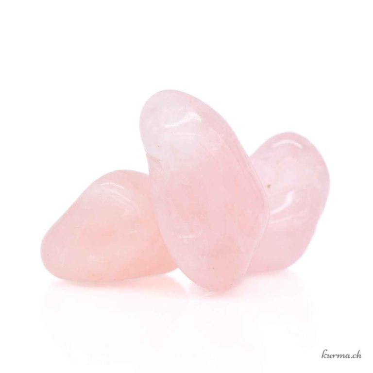 Quartz rose (b) - Pierre roulée - Taille XXL • Kurma.ch