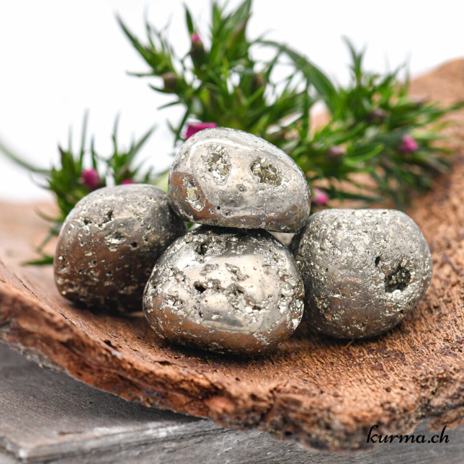Pyrite nodule - Pierre roulée - Taille L • Kurma.ch