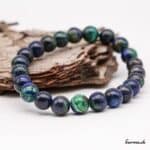 Bracelet Azurite malachite 8mm • Acheter en ligne