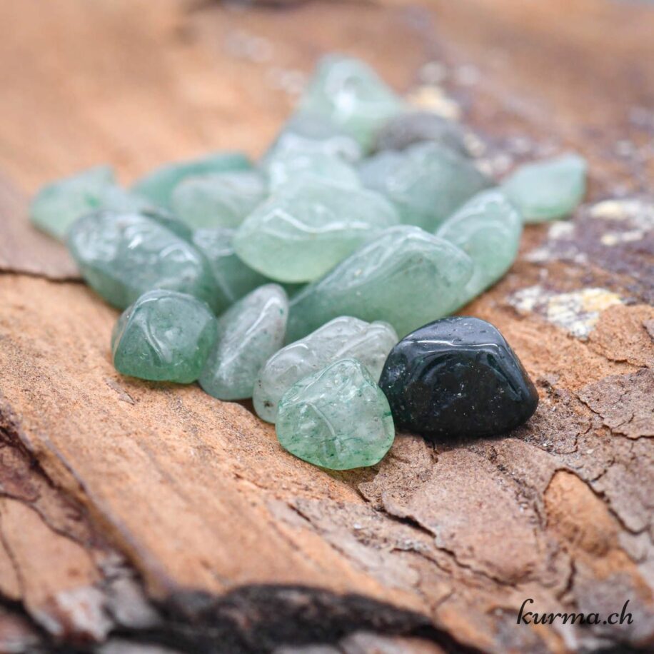 Pierres pour orgonite Aventurine verte mini • Bijouterie Kûrma