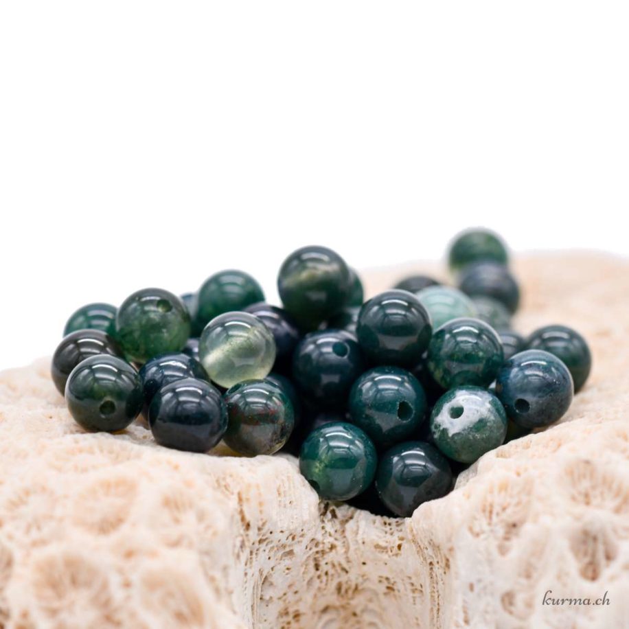 Agate mousse dite indienne • Vertus et bienfaits en lithothérapie