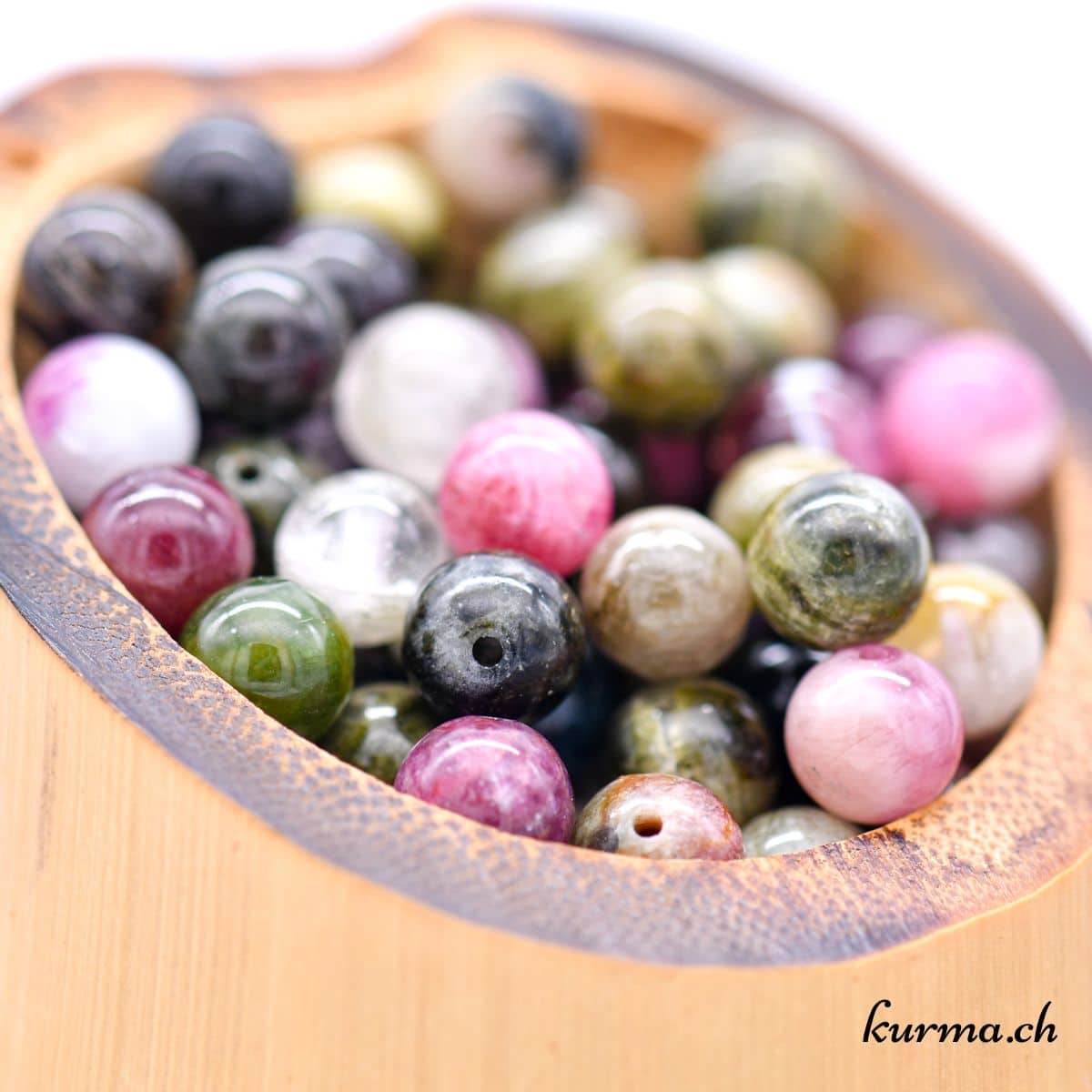 Tourmaline multicolore - Elbaïte • Vertus en lithothérapie • Kûrma