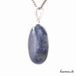 Dumortiérite pendentif boucle en argent • Kûrma minéraux