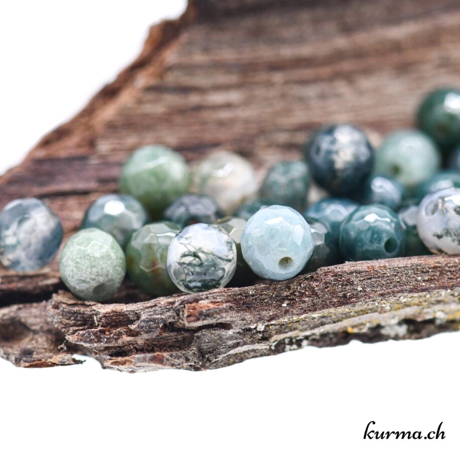 Agate mousse dite indienne • Vertus et bienfaits en lithothérapie