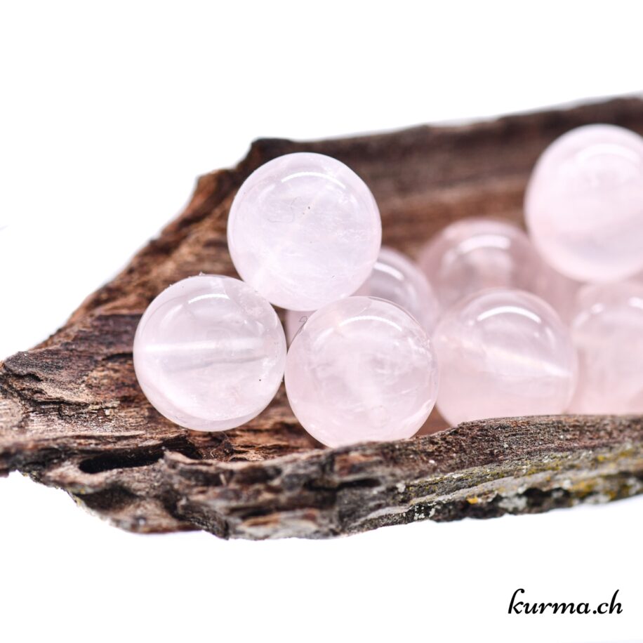 Perles Quartz Rose étoilé 12mm • Acheter en ligne