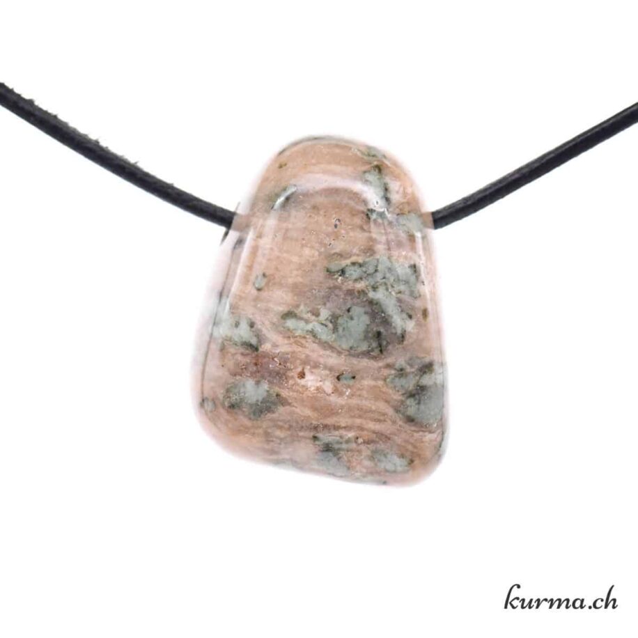Nundérite - Épidote et Quartz bijou en pierre percée - N°10534.10 ...