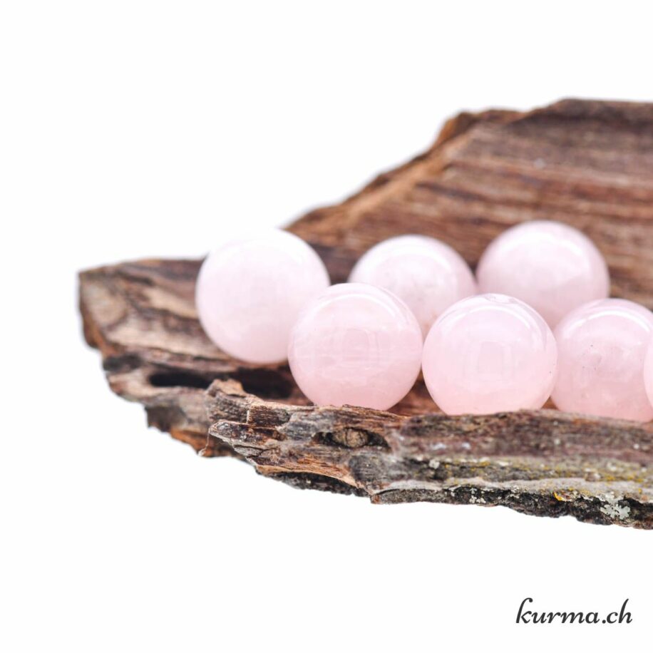 Perles Quartz rose 10mm • Acheter en ligne