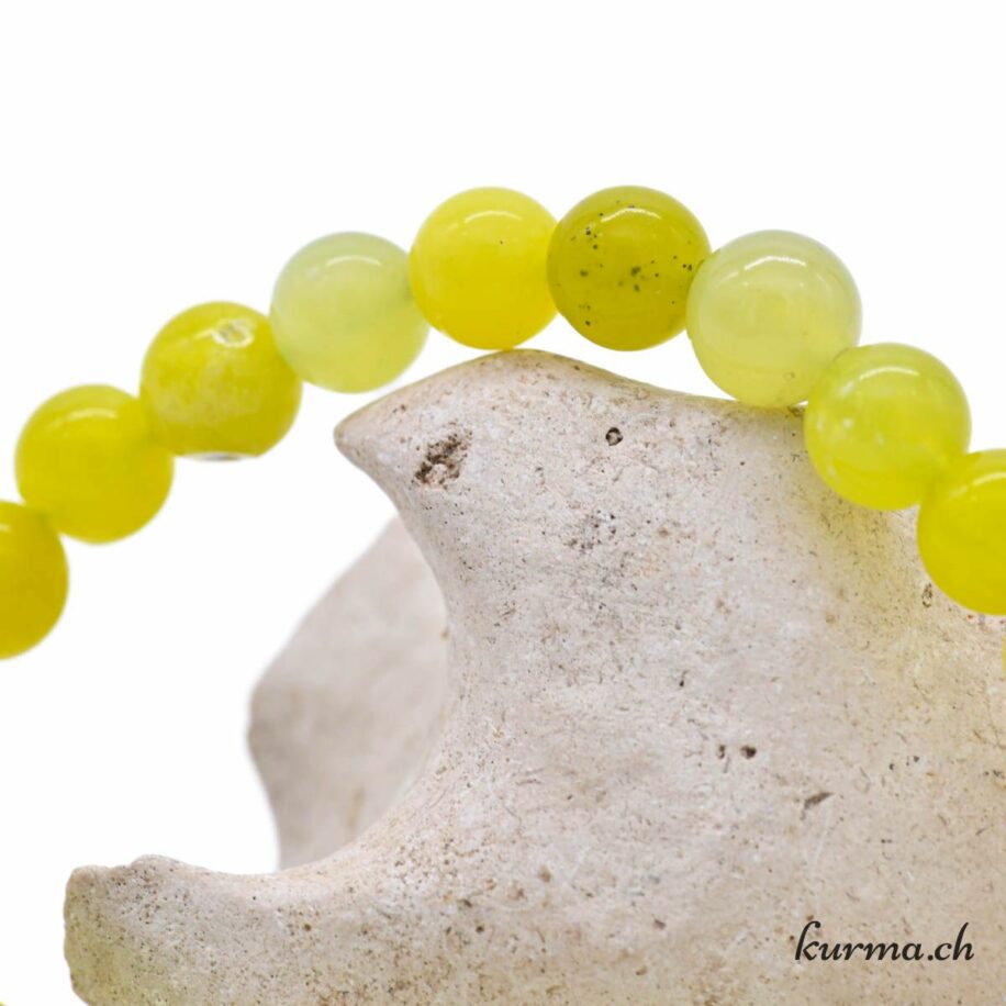 Bracelet Jade de Corée 8mm - N°14091 • Kurma.ch