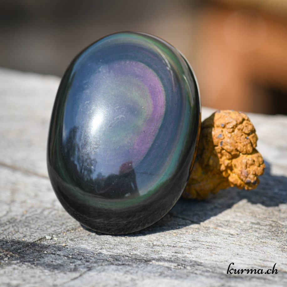 Obsidienne Oeil céleste - Galet - 79gr - Pièce unique • Kurma.ch