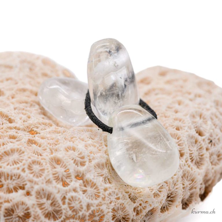 Calcite jaune citron - Pendentif en pierre percée - N°8516 • Kurma.ch
