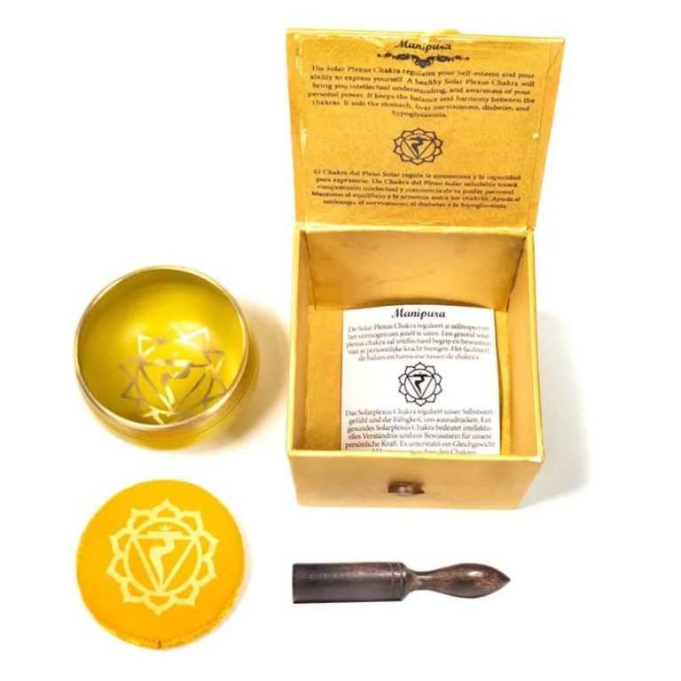 Bol chantant Chakra du plexus solaire - N°16940 • Kurma.ch