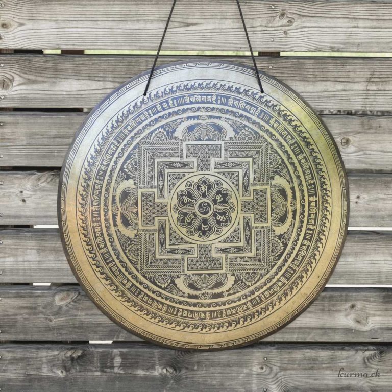 Gong – 65 cm – Kalachakra-Mandala – Nr. 6146 • Kurma.ch