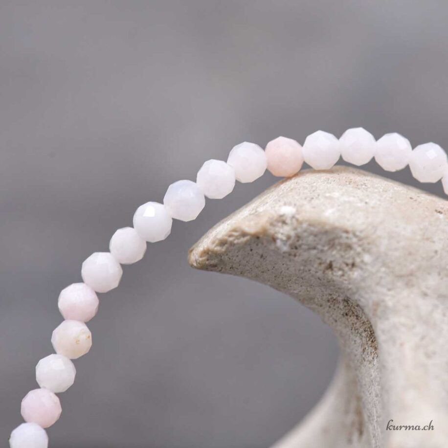 Bracelet Opale des Andes rose 3mm - Facettes - N°17082 • Kurma.ch
