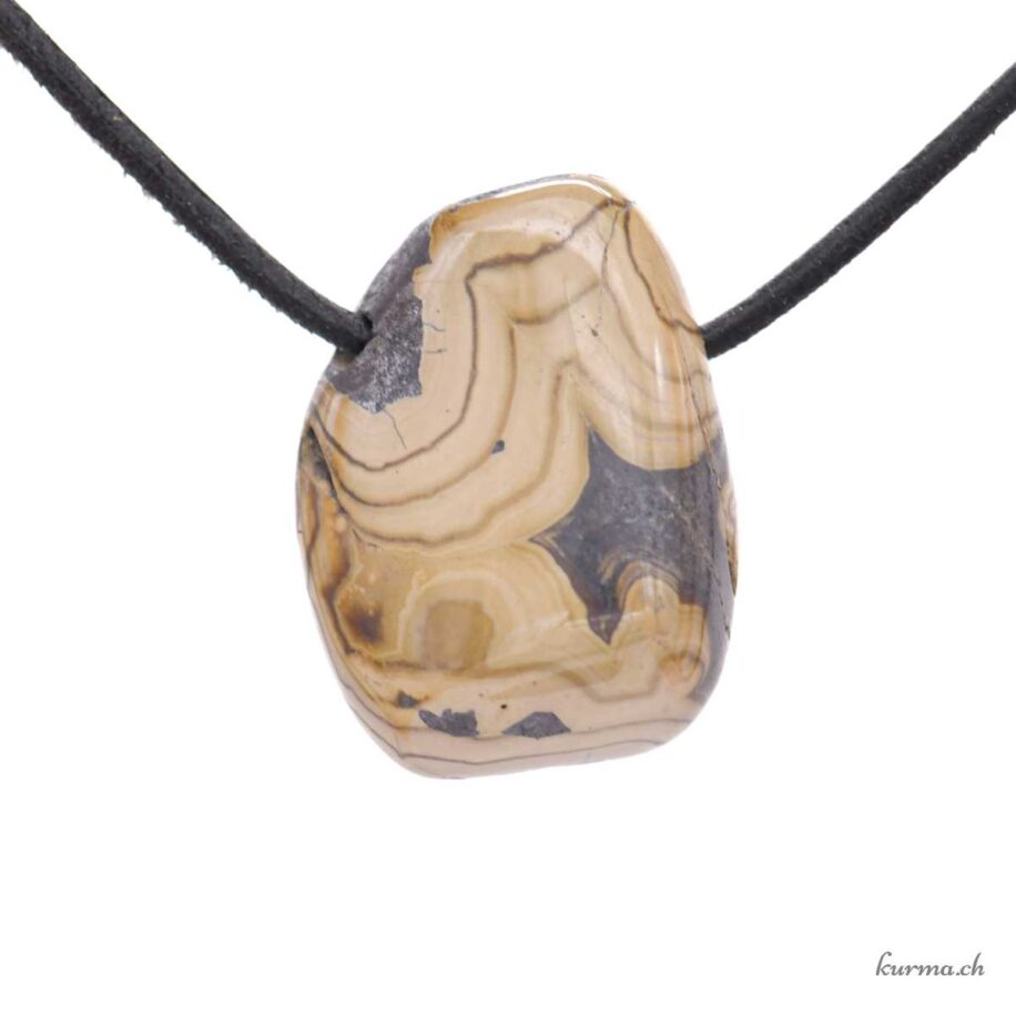Sphalerite - Tumbled stone pendant - No. 7907.1 • Kurma.ch