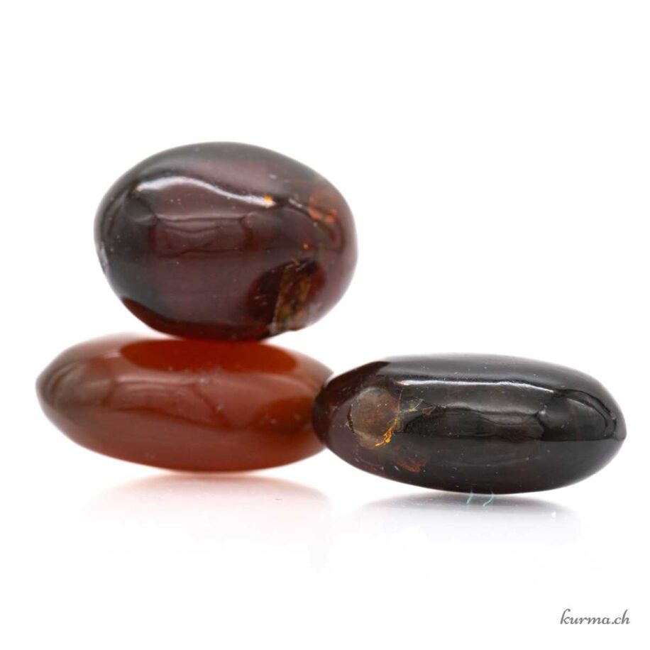 Blue Amber - Tumbled Stone - Size M • Kurma.ch